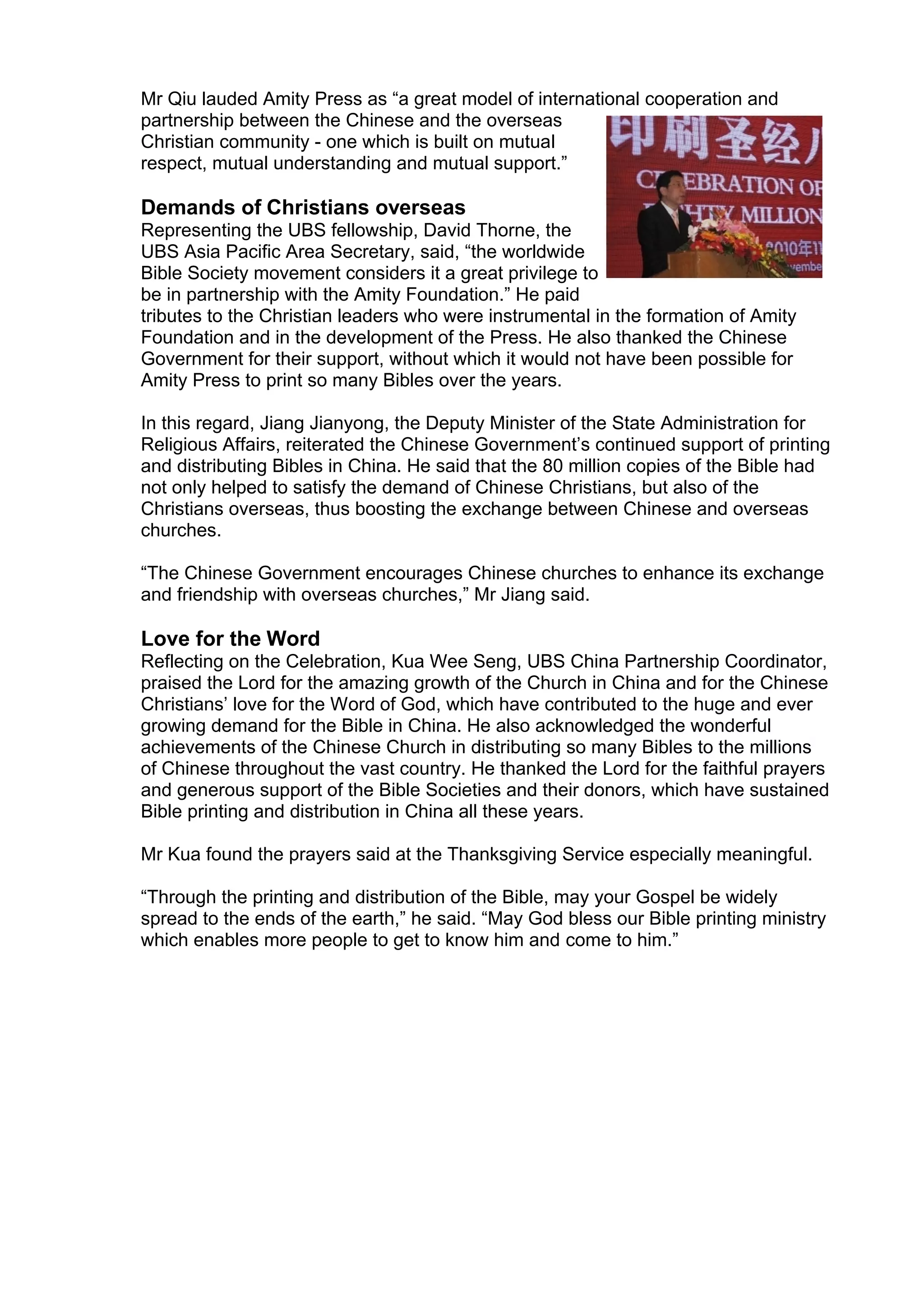 Celebrating 80 Million Bibles | PDF