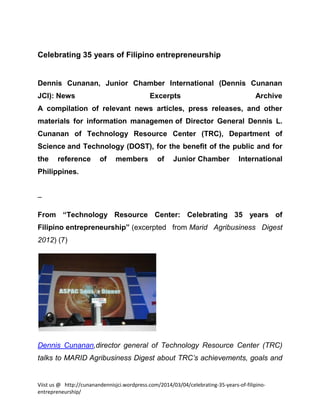 Dennis Cunanan JCI | PDF