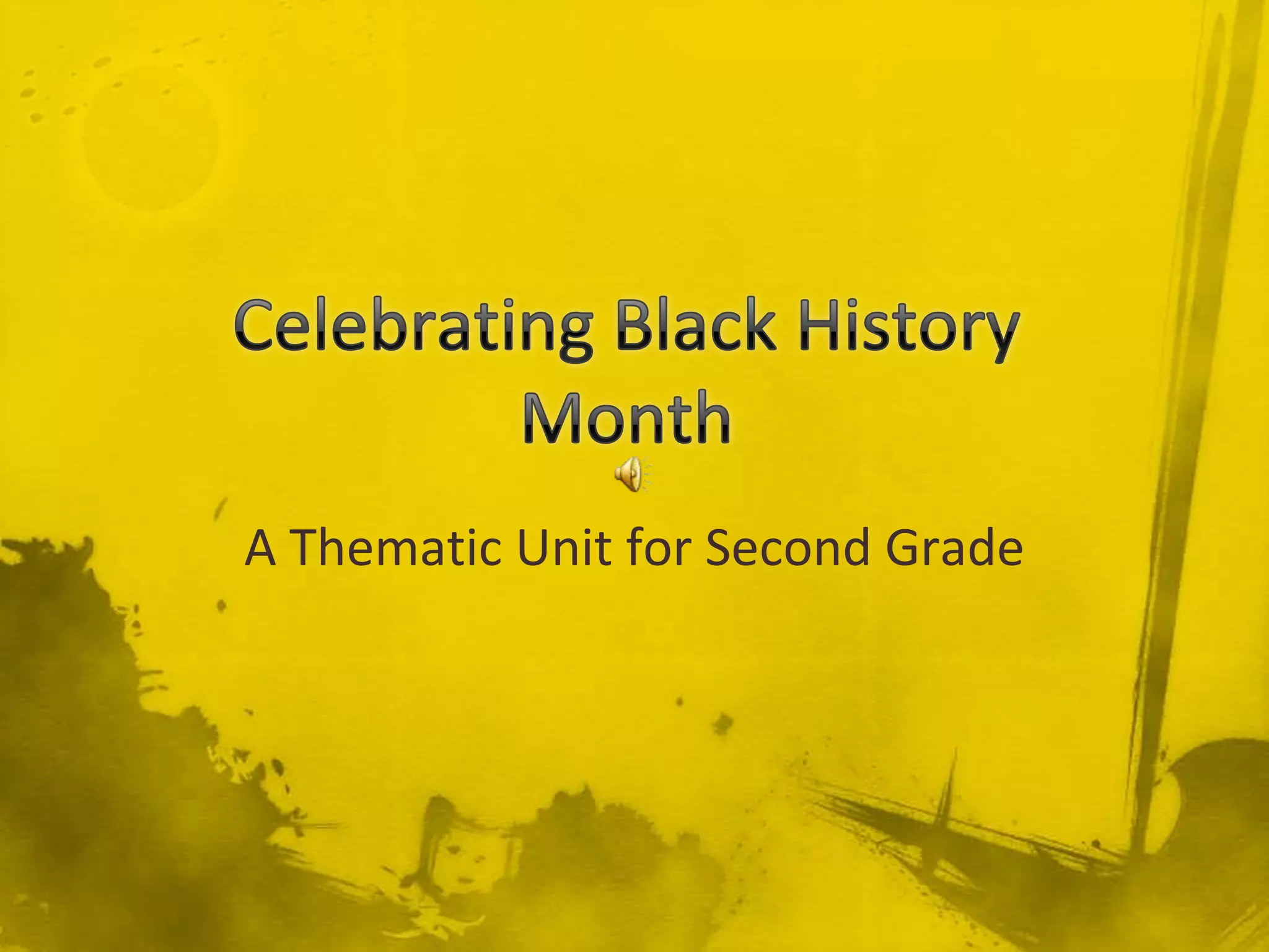 Celebrating black history month | PPTX