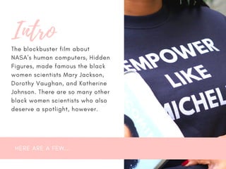 Celebrating Black Women Scientists | PDF