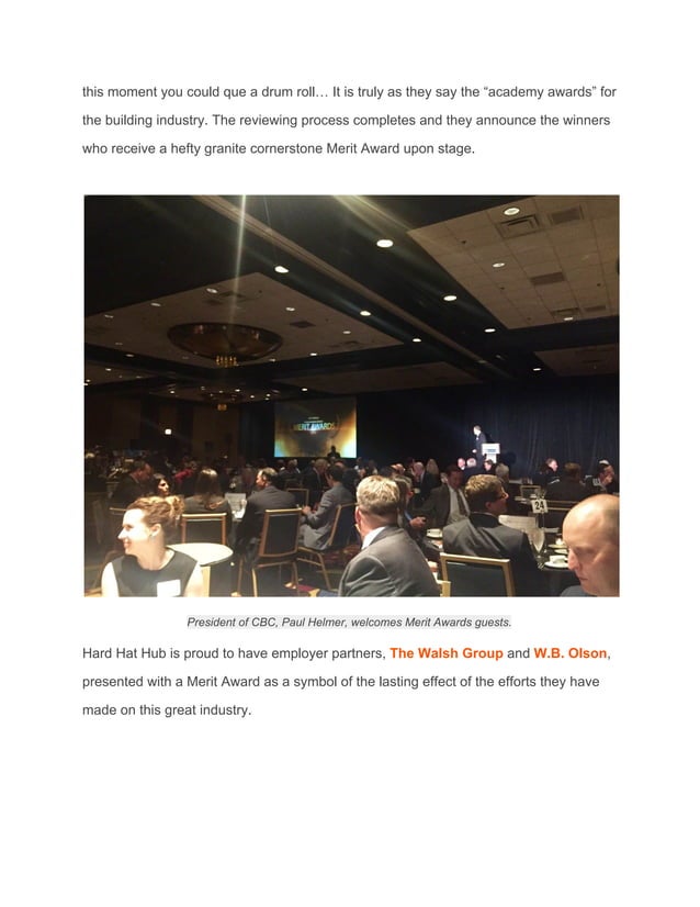 Celebrating Chicago Building at CBC’s 2016 Merit Awards | PDF
