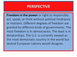 Celebrating freedom ppt | PPT