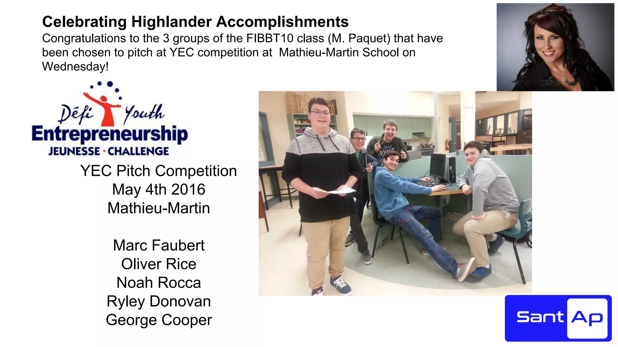 Celebrating Highlander Accomplishments: Youth Entrepreneurship ...