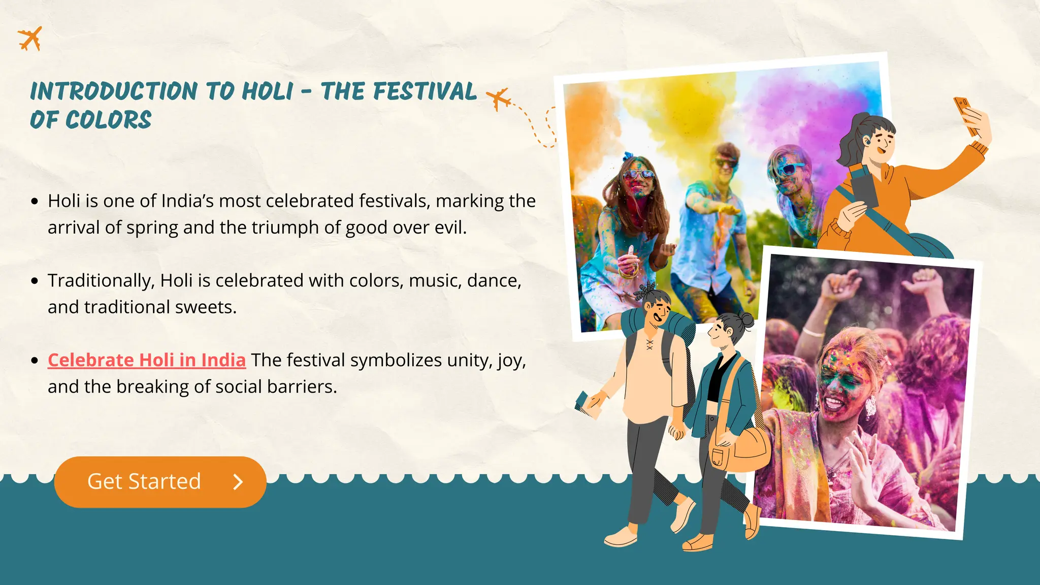 Celebrating Holi Festival in India - The Complete Guide. | PPT