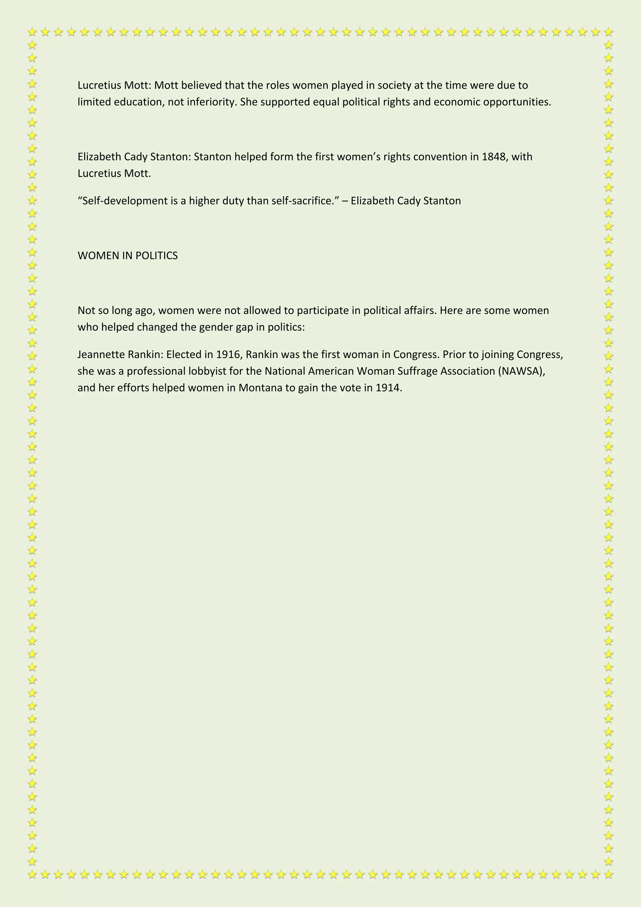 Celebrating independently minded women in america | PDF