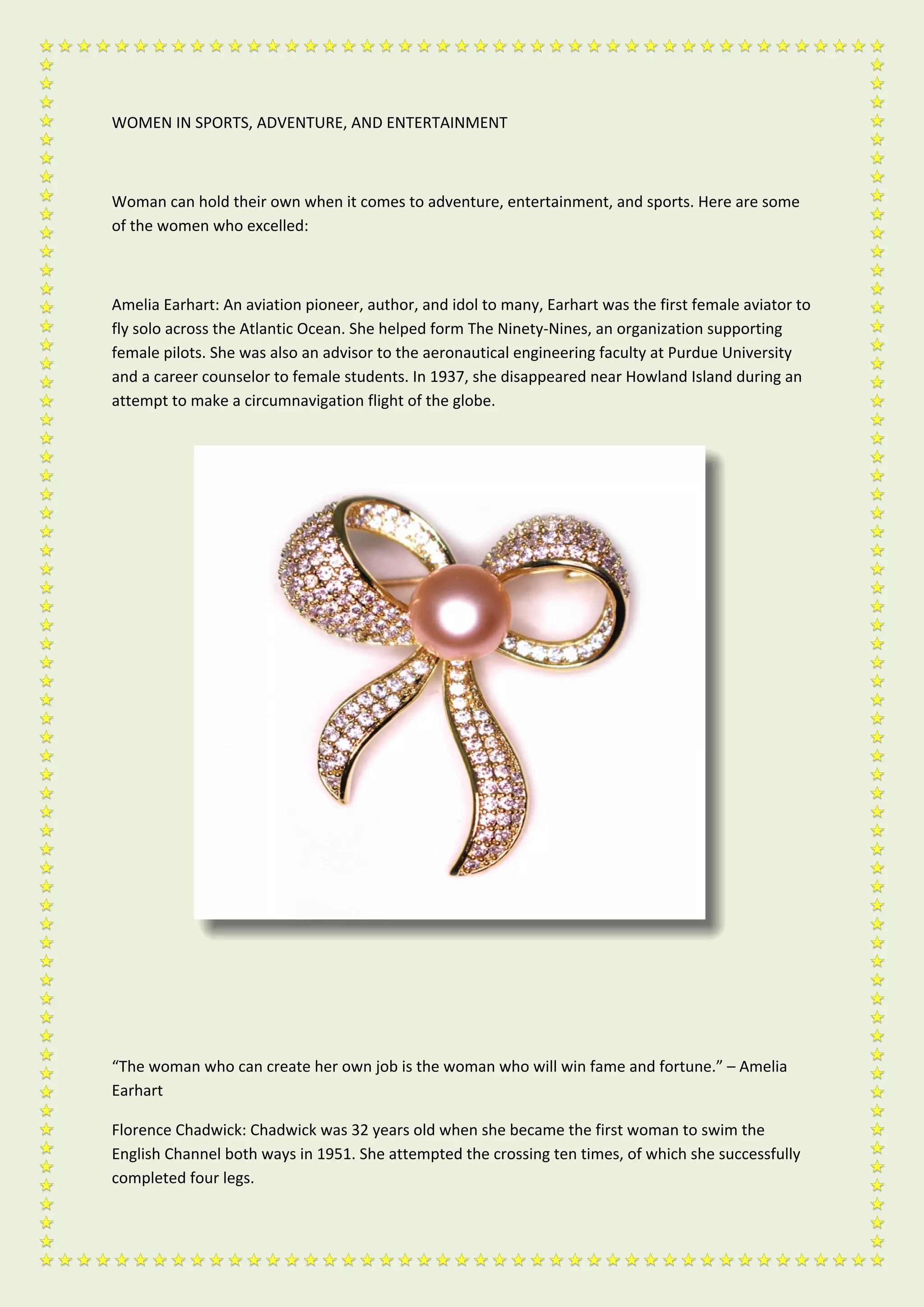 Celebrating independently minded women in america | PDF