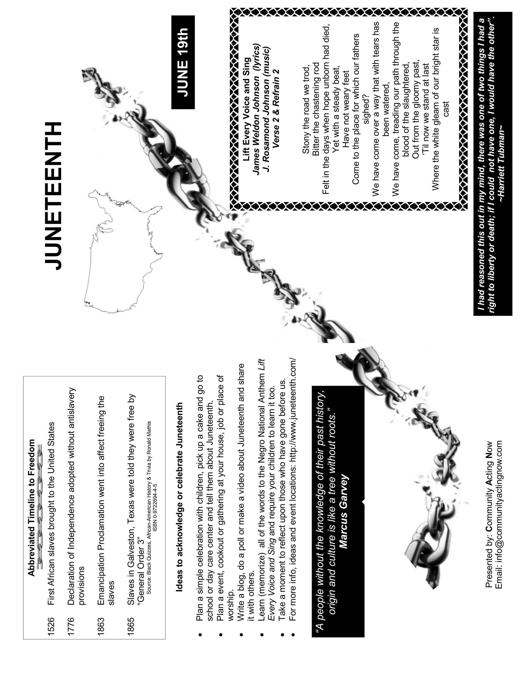 Celebrating Juneteenth | PDF