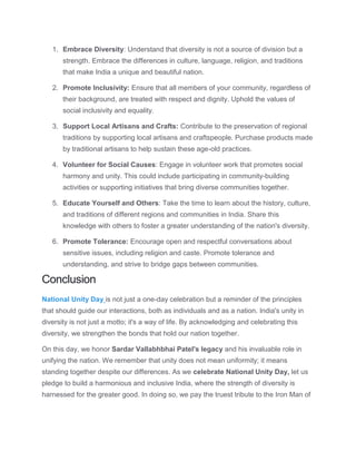 Celebrating National Unity Day A Tribute to India's Diverse Heritage.pdf