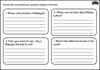 Coloring Malaysia sempena bulan Kebangsaan | PDF