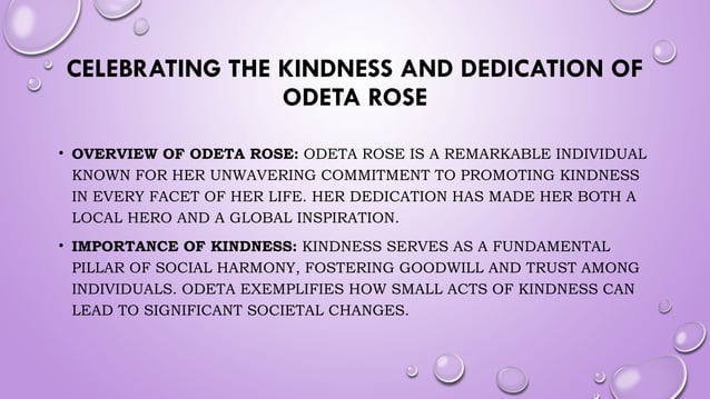 The Dynamic Role of Odeta Rose in Creative Innovation | PPTX