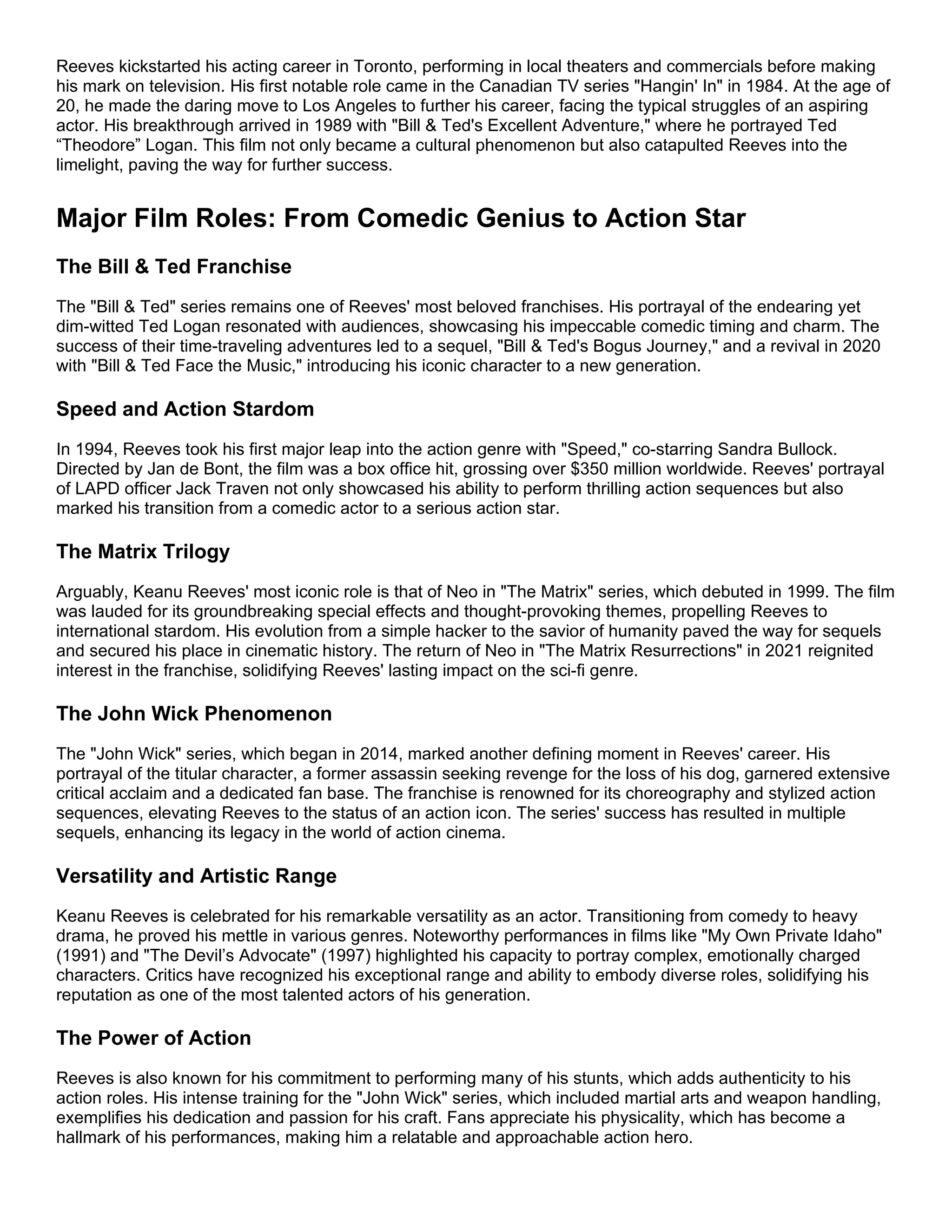 Celebrating the Life and Career of Keanu Reeves_ The Journey of an ...