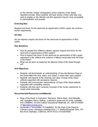 Celebrating the Mexican Days of the Dead/Los Dios de los Muertos | PDF