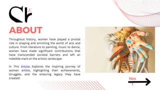 Celebrating Women’s Contributions to Arts and Culture The Artistic ...