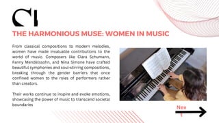 Celebrating Women’s Contributions to Arts and Culture The Artistic ...