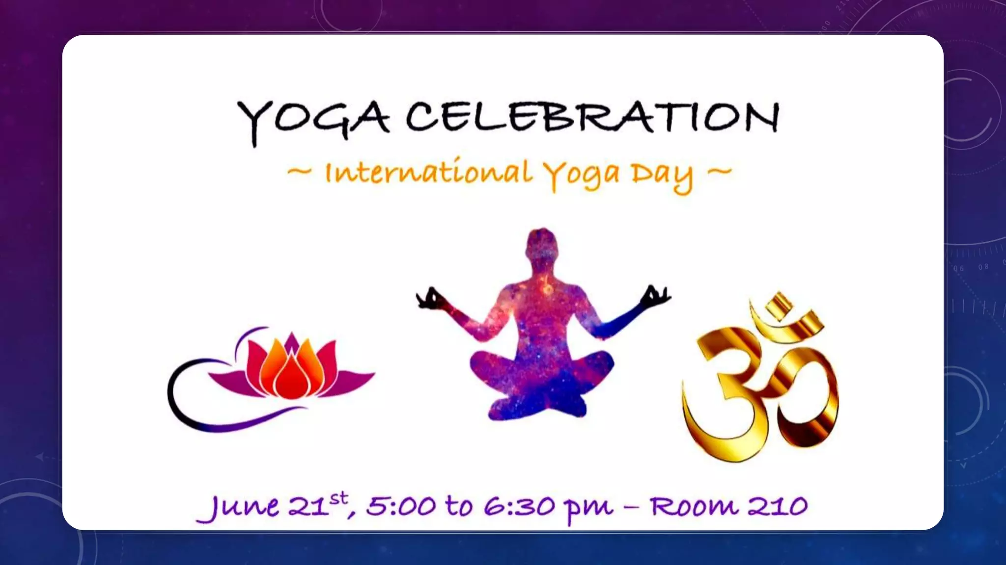 Celebrating Yoga yoga day - 2019 | PPT