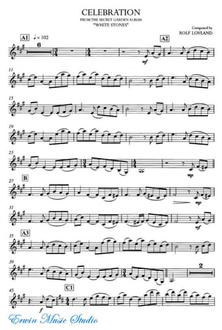 Celebrations violin | PDF