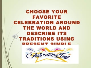 Celebrations vocabulary | PPT