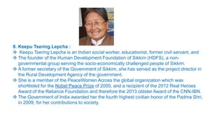 Celebrities of sikkim (Project file) | PPTX