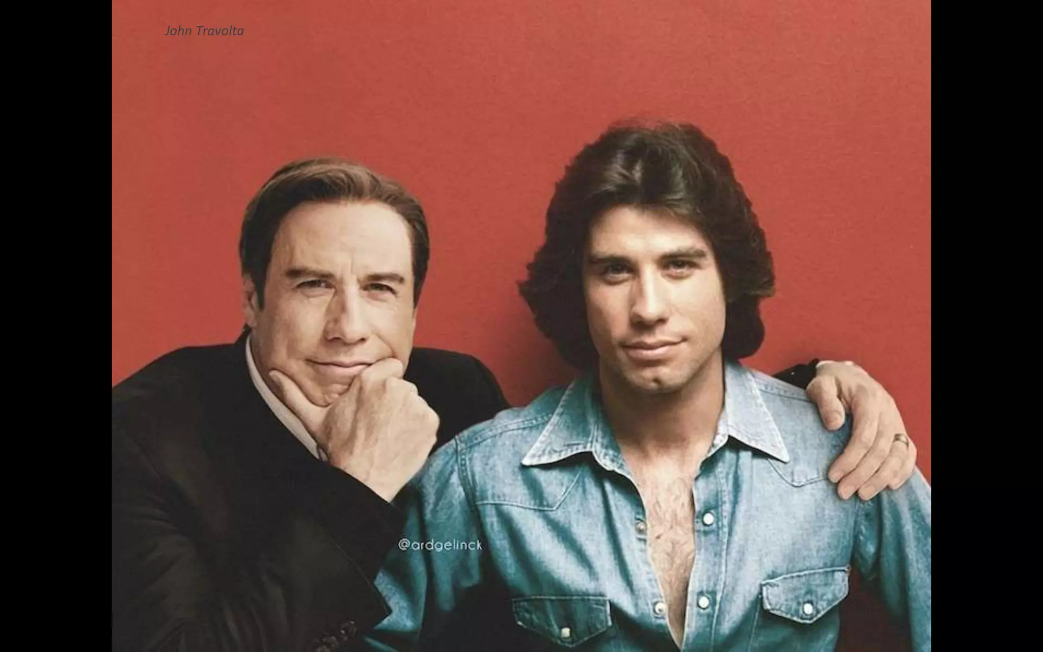 Celebrities Posing with Their Younger Selves By Ard Gelinck | PPT