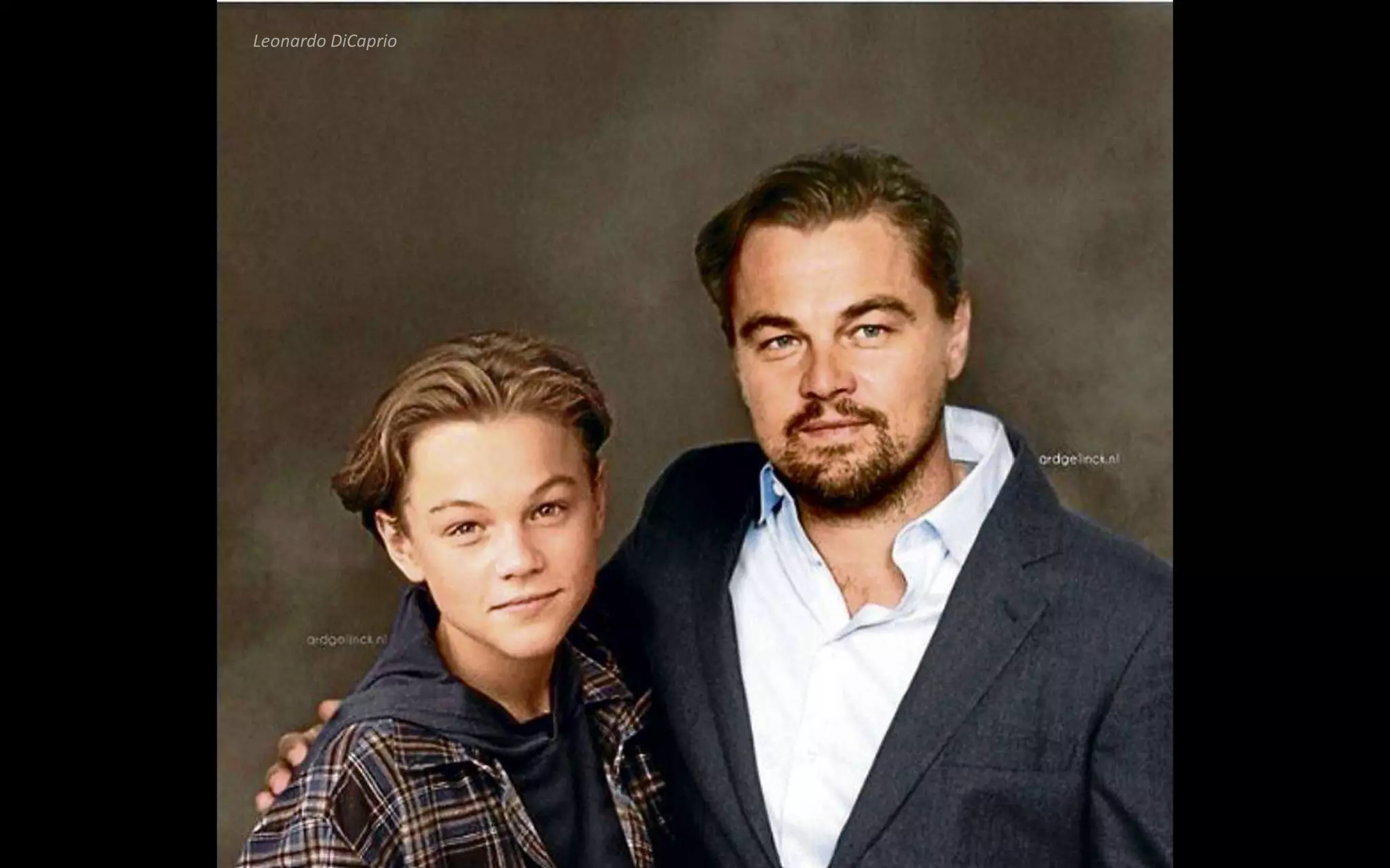 Celebrities Posing with Their Younger Selves By Ard Gelinck | PPT