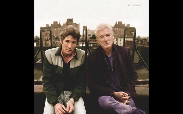 Celebrities Posing with Their Younger Selves By Ard Gelinck | PPT