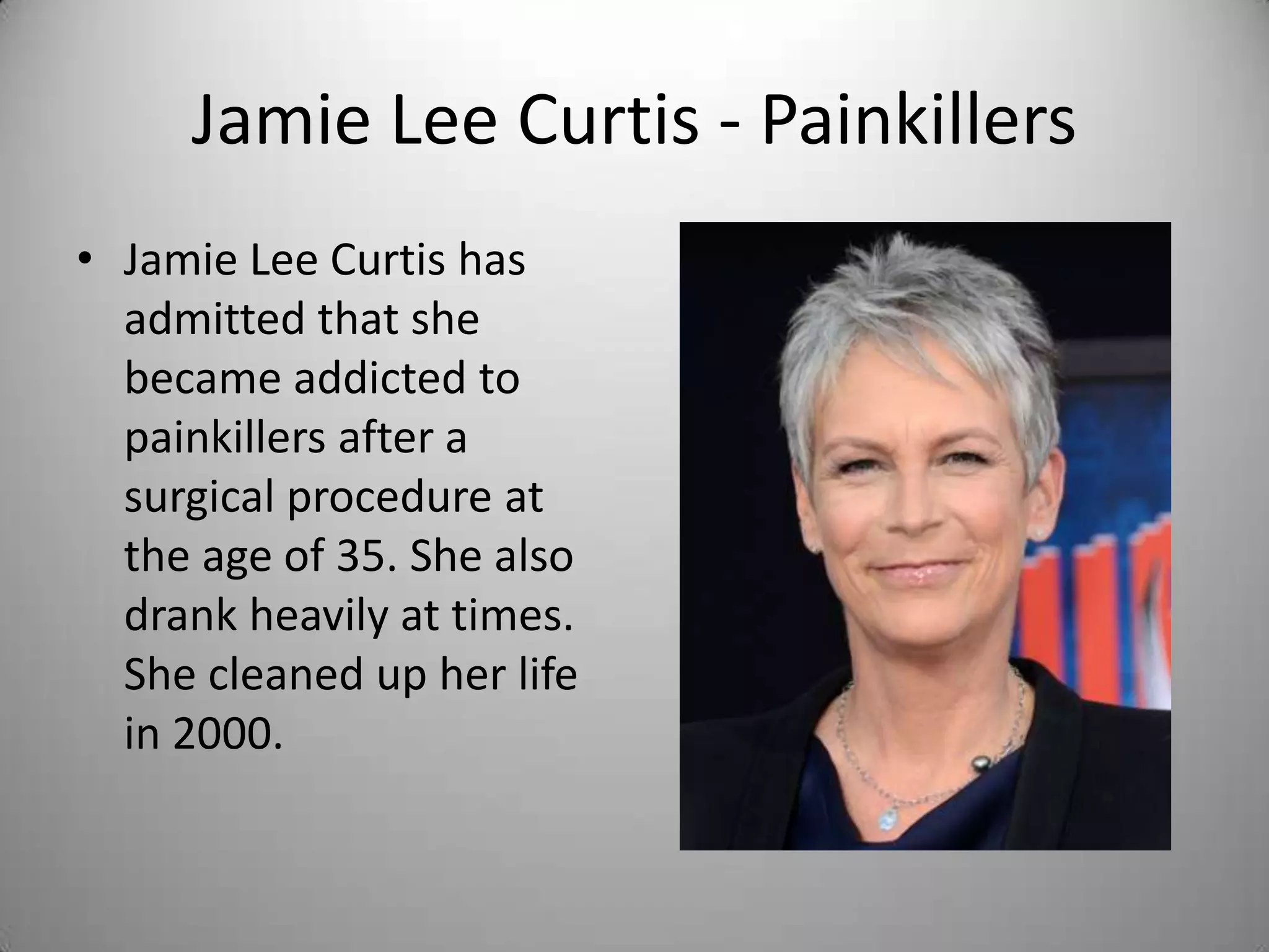 Celebrities who have recovered from addiction | PPTX