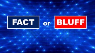 Celebrity bluff | PPTX