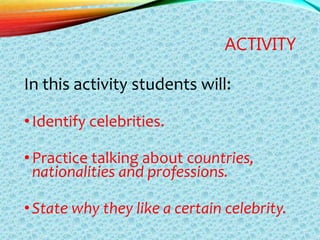 Celebrity power-point-presentation | PPTX
