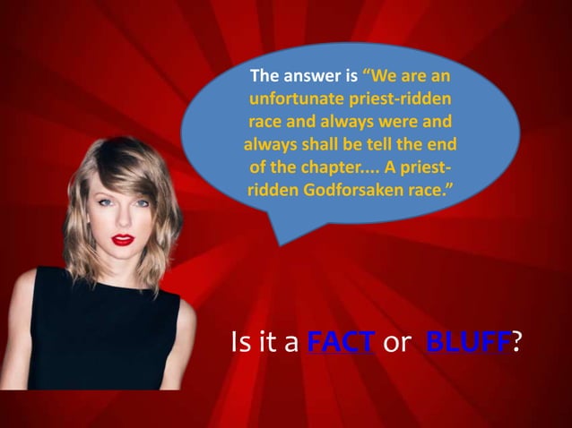 Celebrity bluff | PPTX | Television | Entertainment