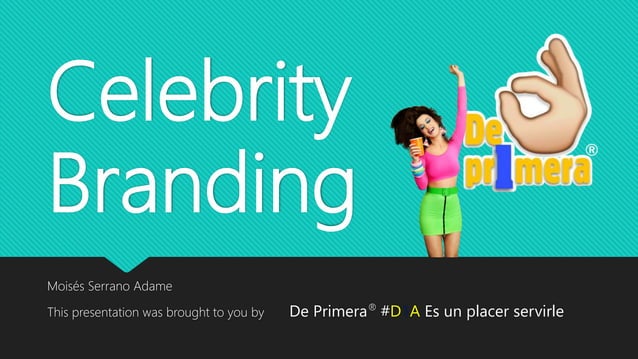 Celebrity branding | PPT