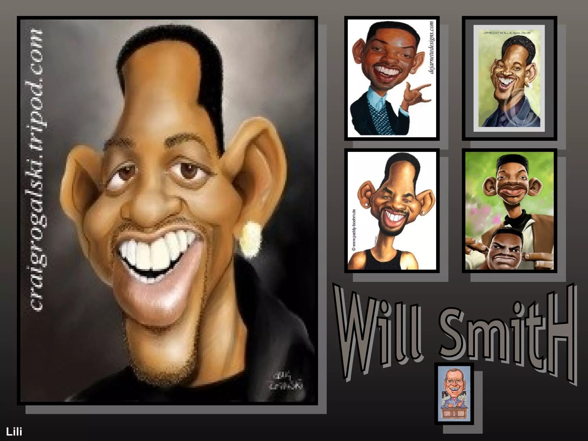 PowerPoint: Celebrity Caricatures 1 | PPS