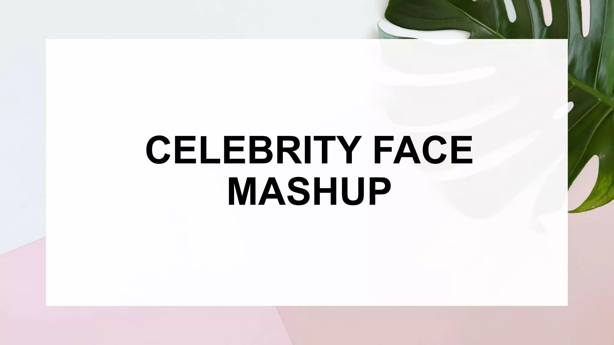 CELEBRITY FACE MASHUP.pptx