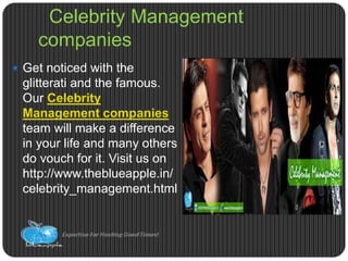 Celebrity Management companies | PPTX