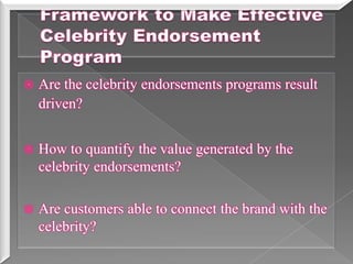 Celebrity marketing | PPSX