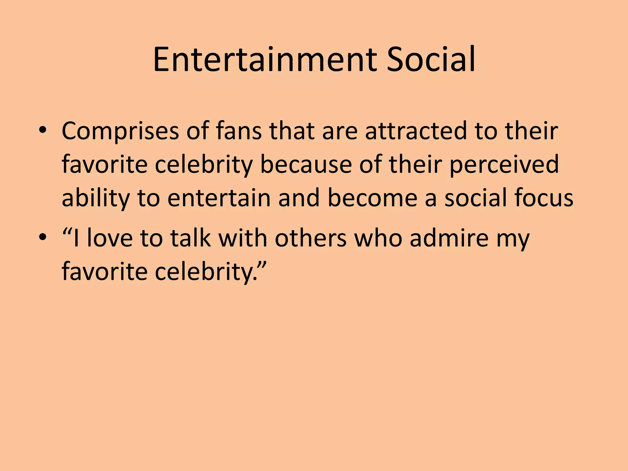 Celebrity obsession | PPT