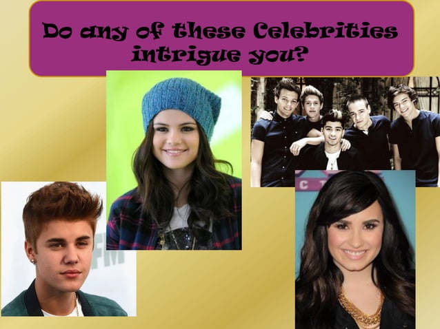 Celebrity obsession powerpoint by ariana | PDF | Pop Culture