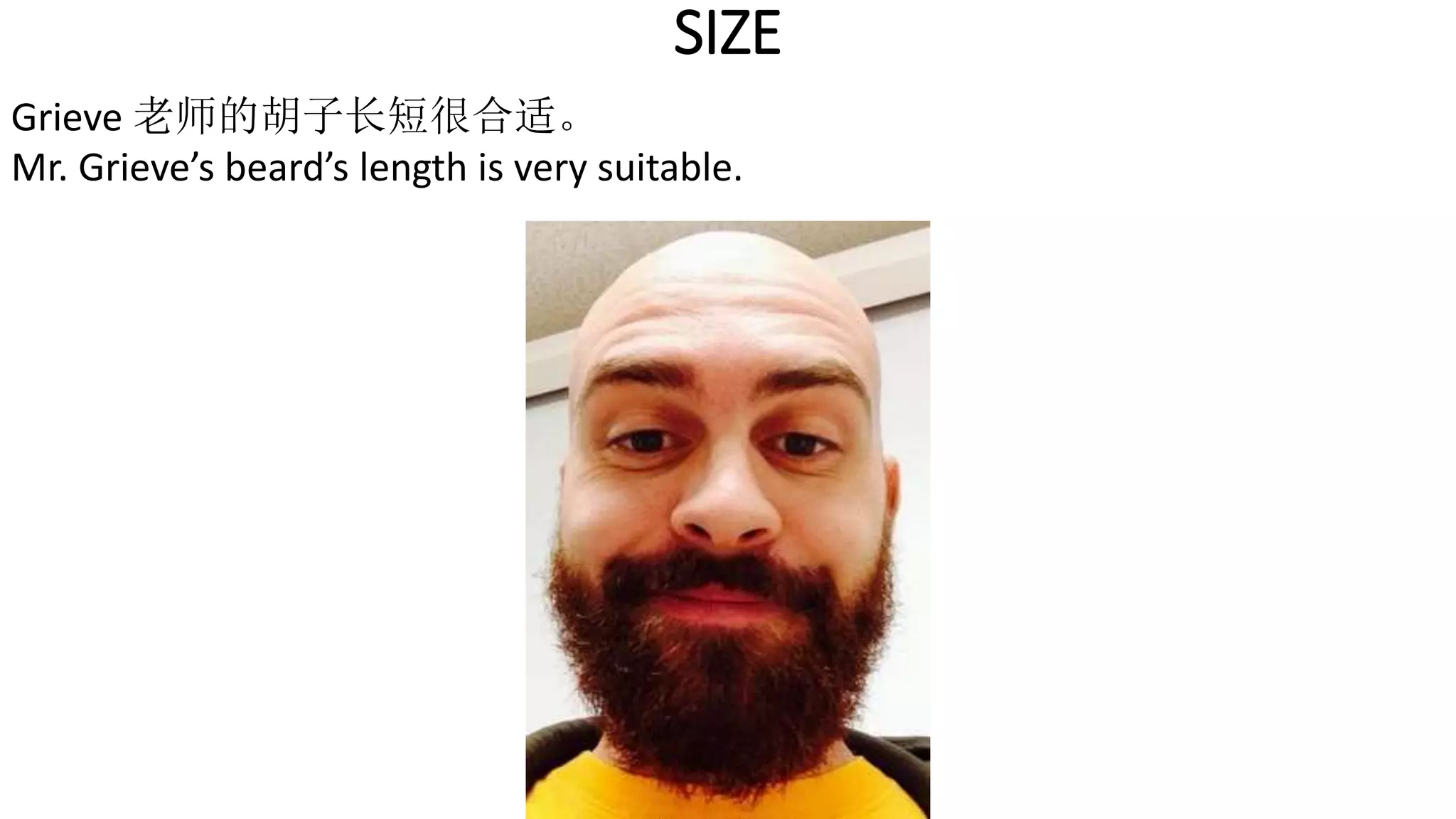 Celebrity PPT My student did for Chinese class about my beard | PPT ...