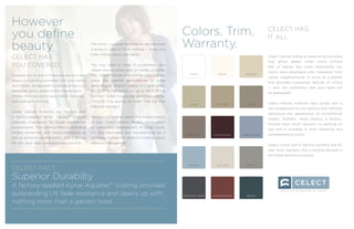 Celect brochure | PDF | Woodworking | Arts and Crafts