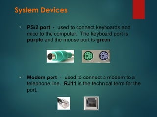 CE Lecture 1 ICT Computer System Keyboard | PPT