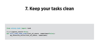 Scaling up task processing with Celery | PPT