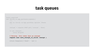 Scaling up task processing with Celery | PPT
