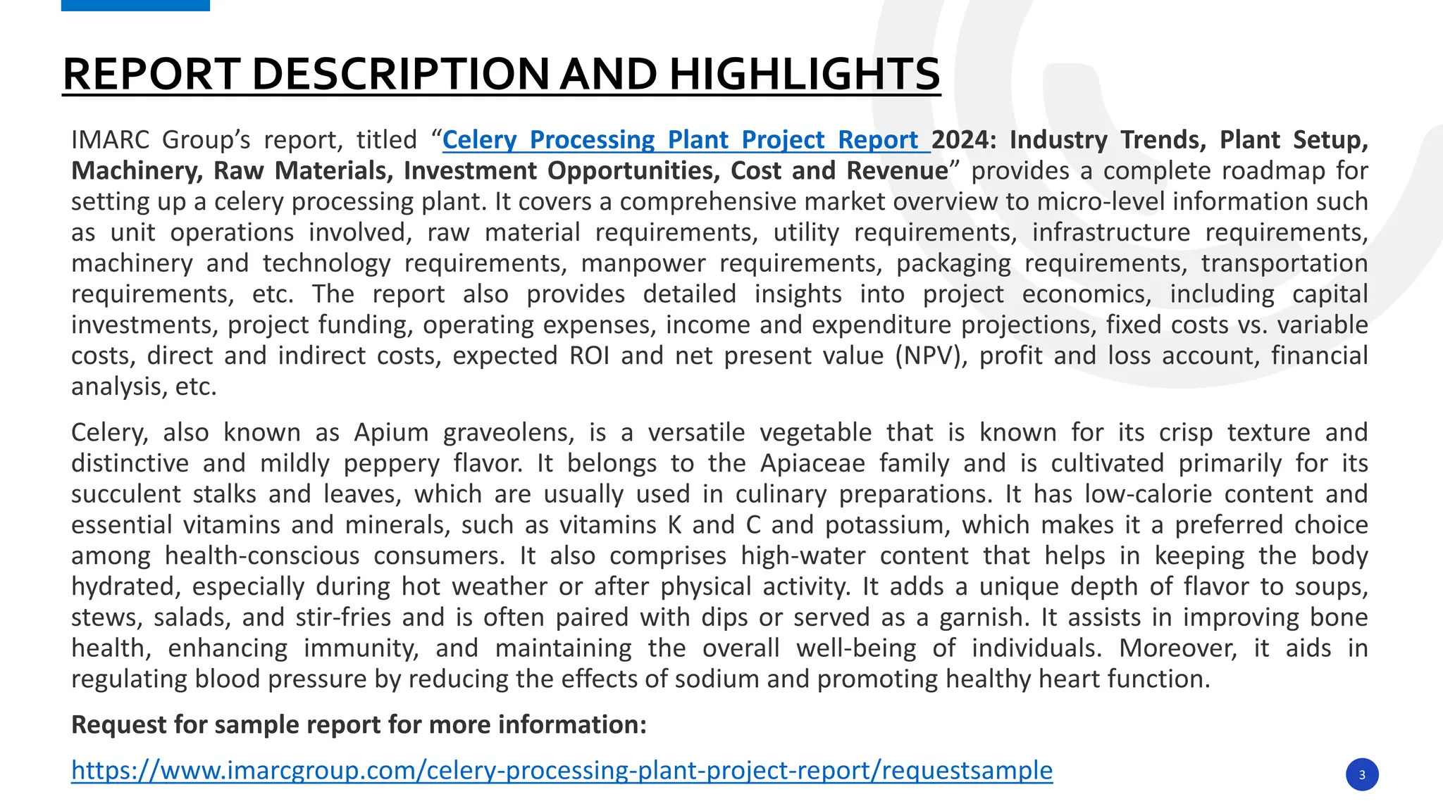 Guide to Setting Up a Celery Processing Plant | PDF