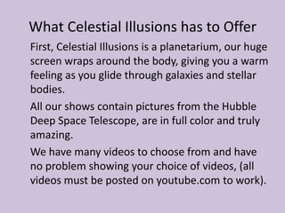 Celestial illusions | PPTX