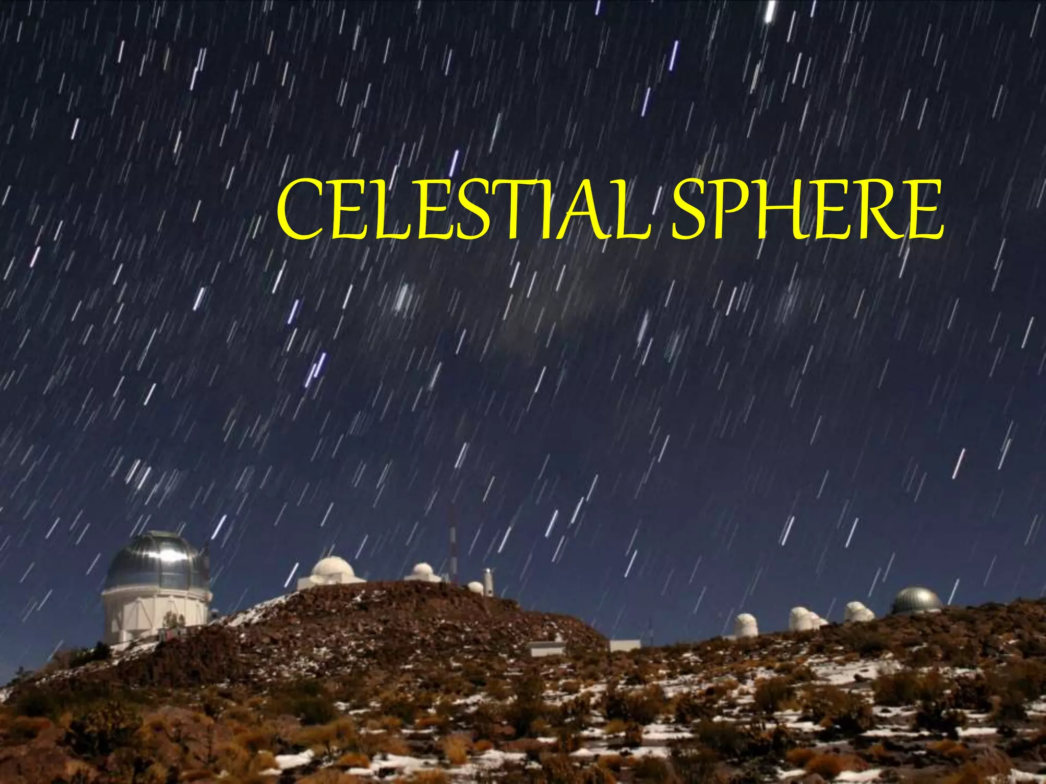 Celestial Sphere SK | PPTX