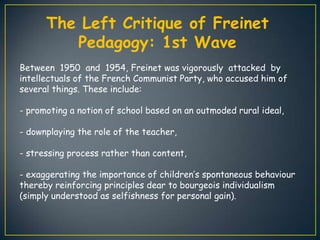 Celestin Freinet | PPTX