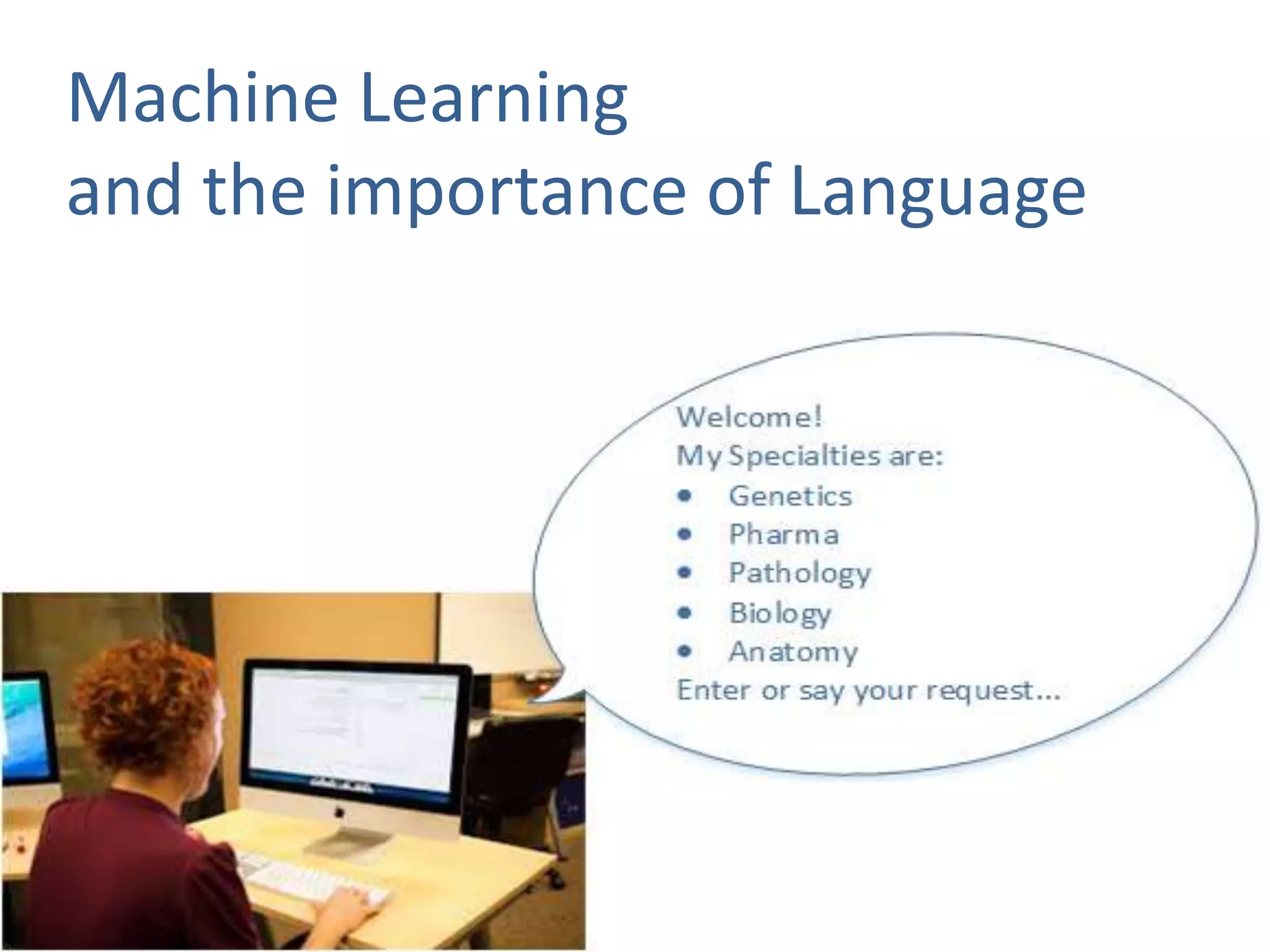 Machine Learning and Languge | PPTX
