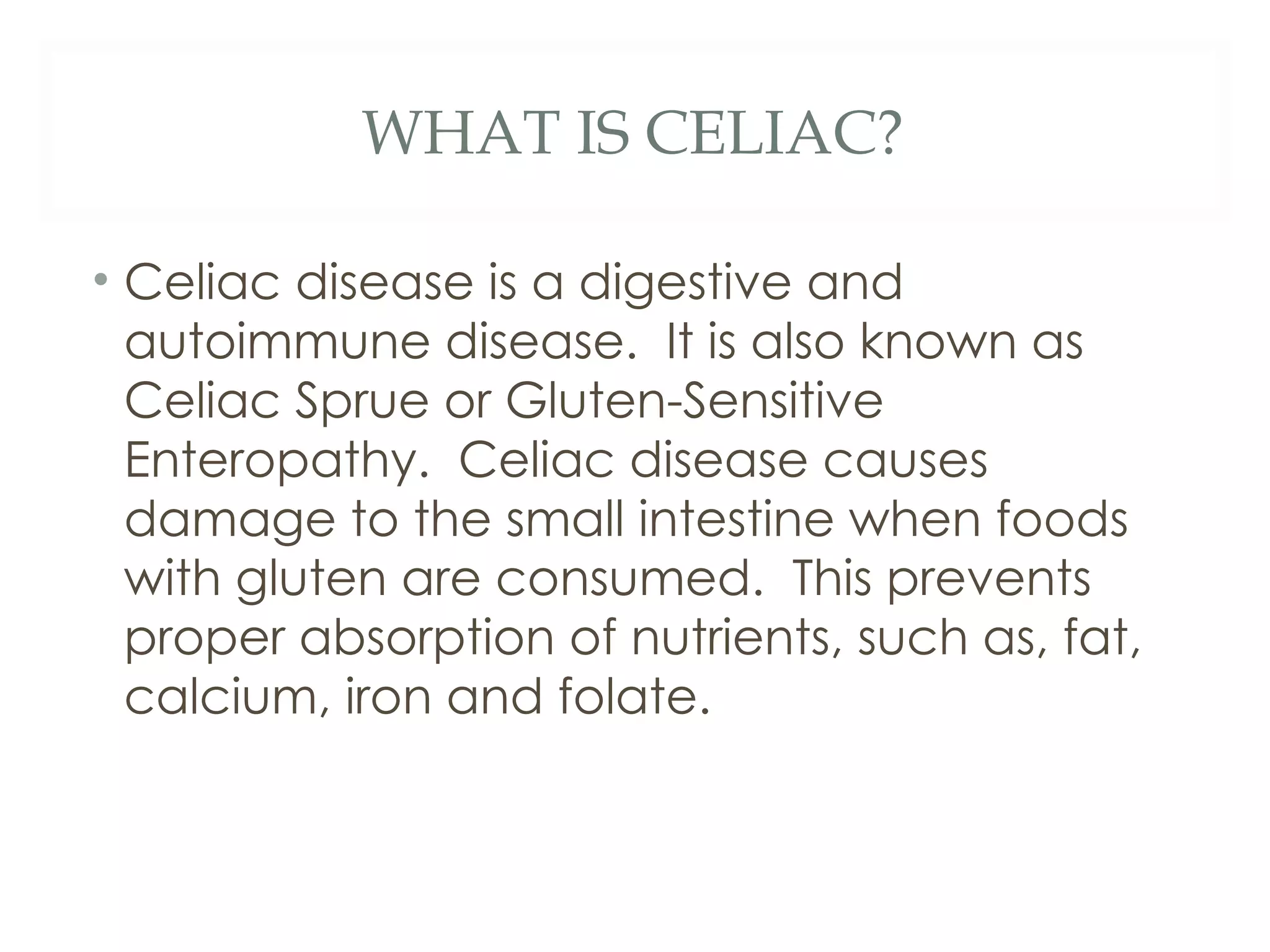 Celiac disease | PPT