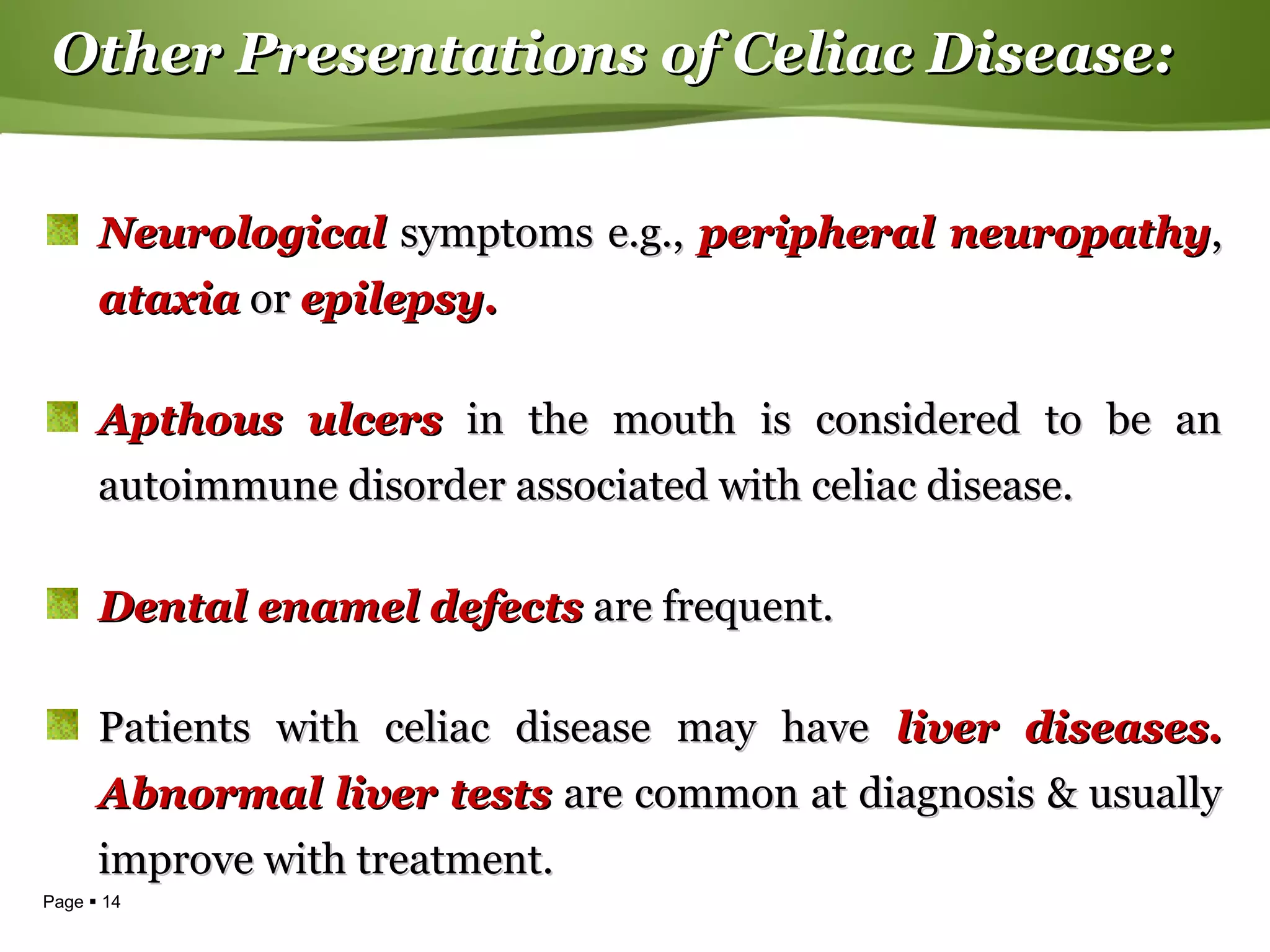 Celiac disease | PPT