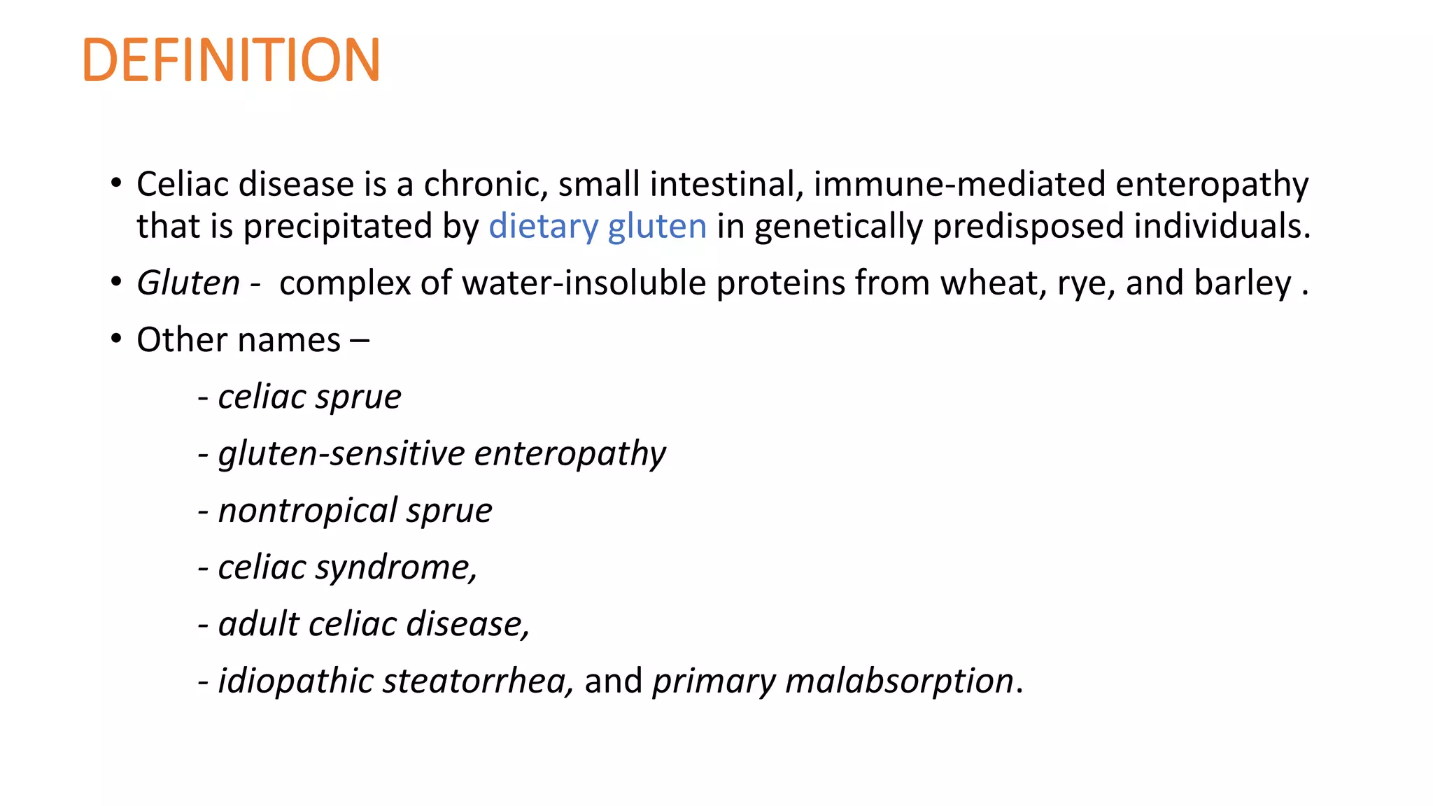 Celiac disease | PPTX