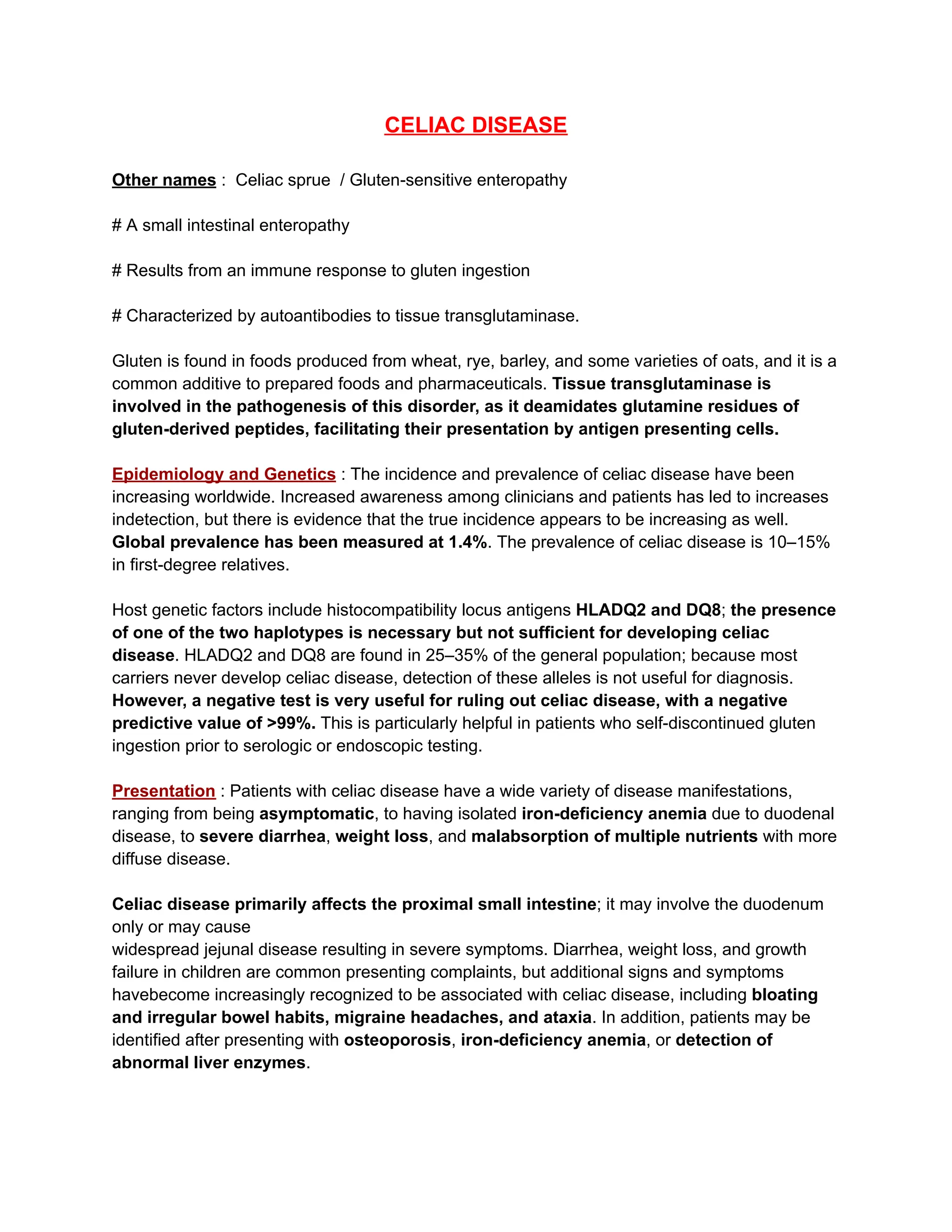 Celiac disease - Pathogenesis , Clinical Features and Management.pdf